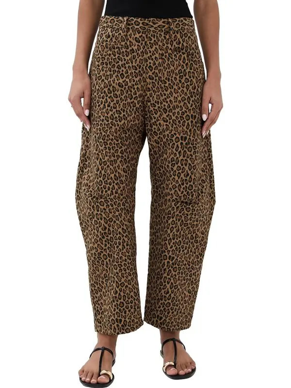 NILI LOTAN Shon Pants - Leopard Print