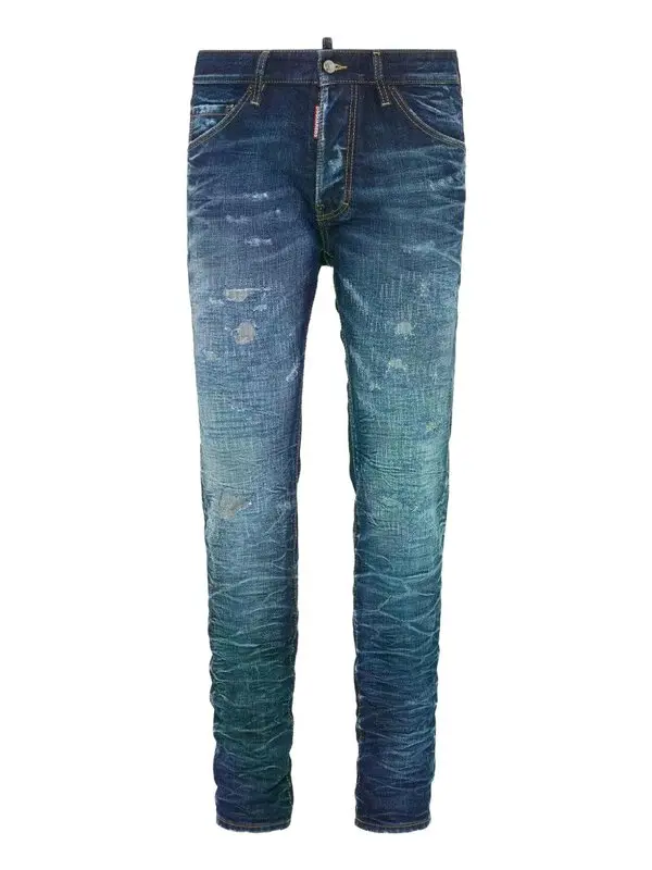 Dsquared2 Logo-patch Jeans - Blue