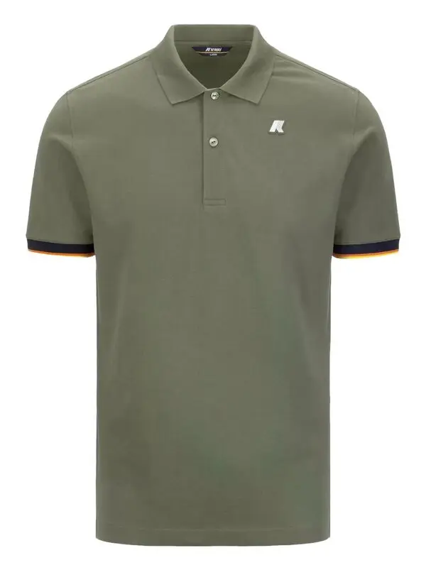 K-WAY Vincent Colour-block Polo Shirt - Green