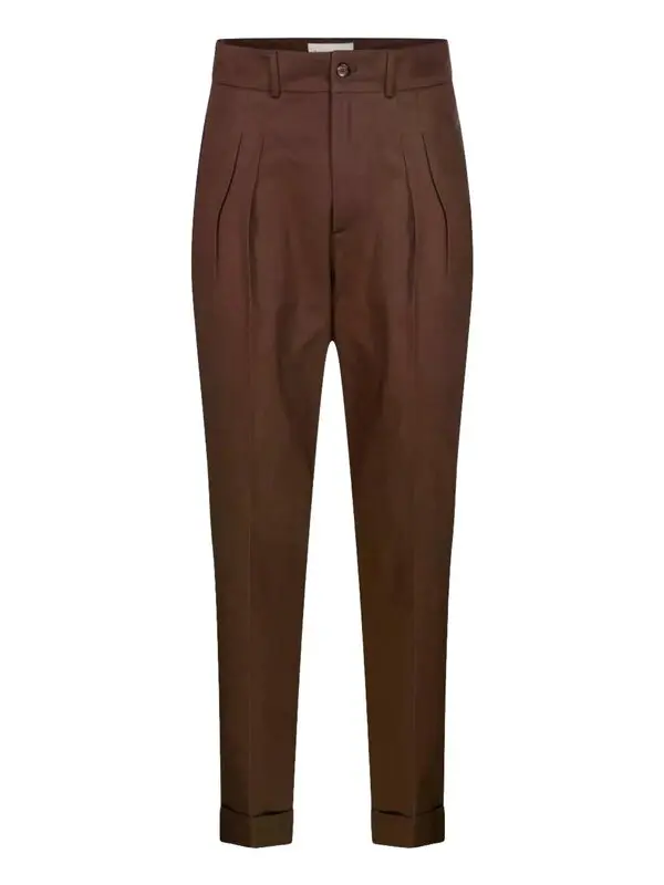 MARCO COPPOLA Pleated Trousers - Brown