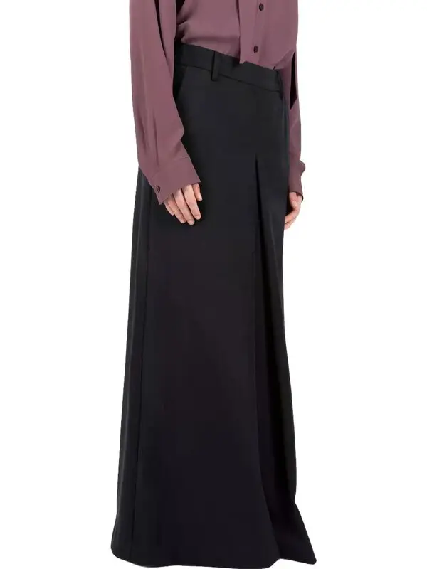 SOCIETE ANONYME Pleated Maxi Skirt - Blue