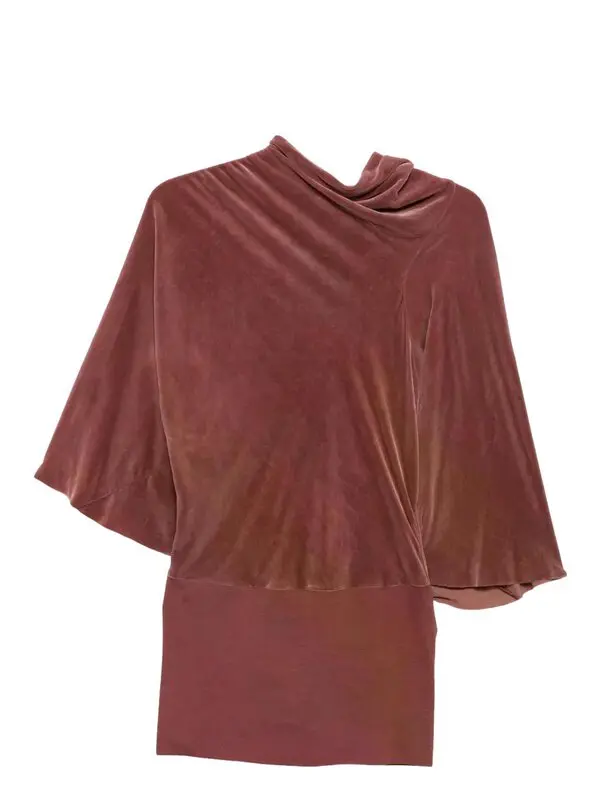 Rick Owens Draped Bell-sleeve Blouse - Pink