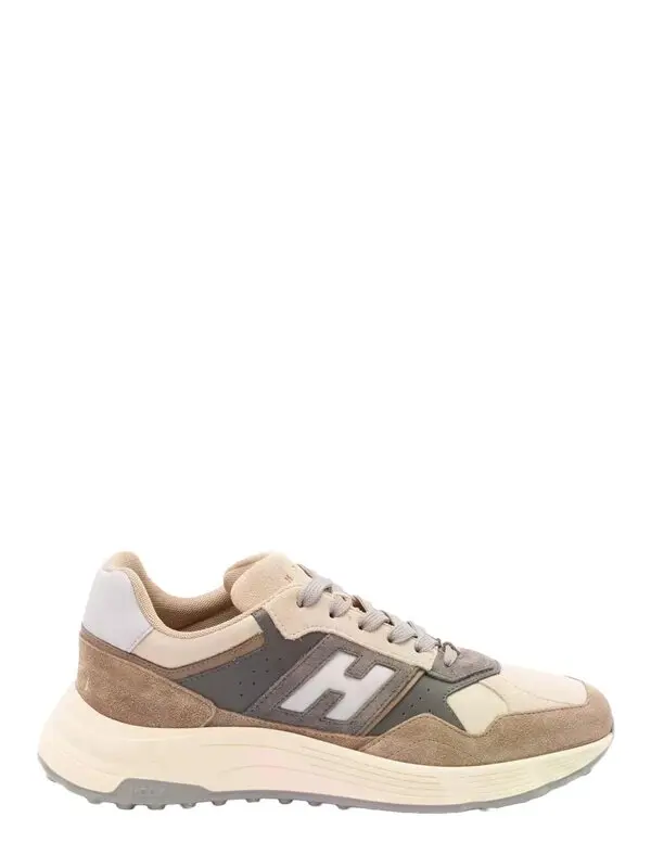Hogan Hyperlight Panelled Sneakers - Brown
