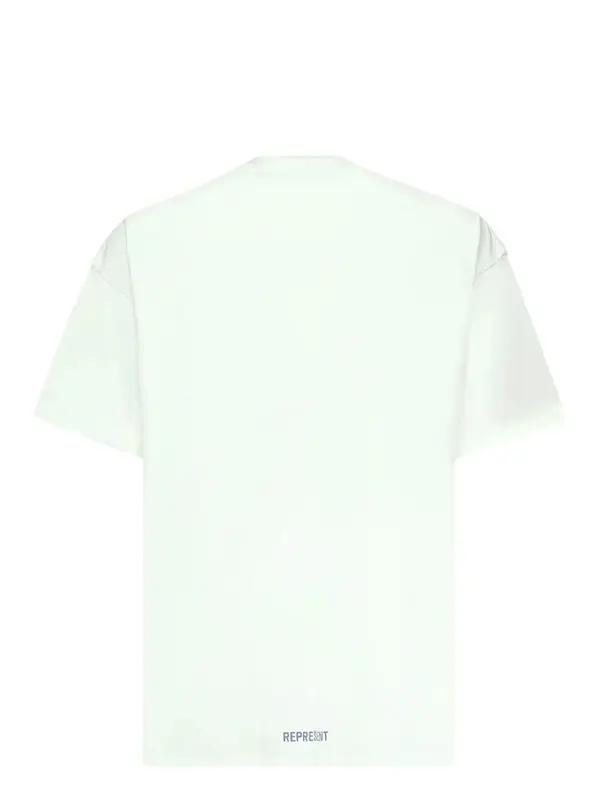 REPRESENT Crew-neck Logo T-shirt - White