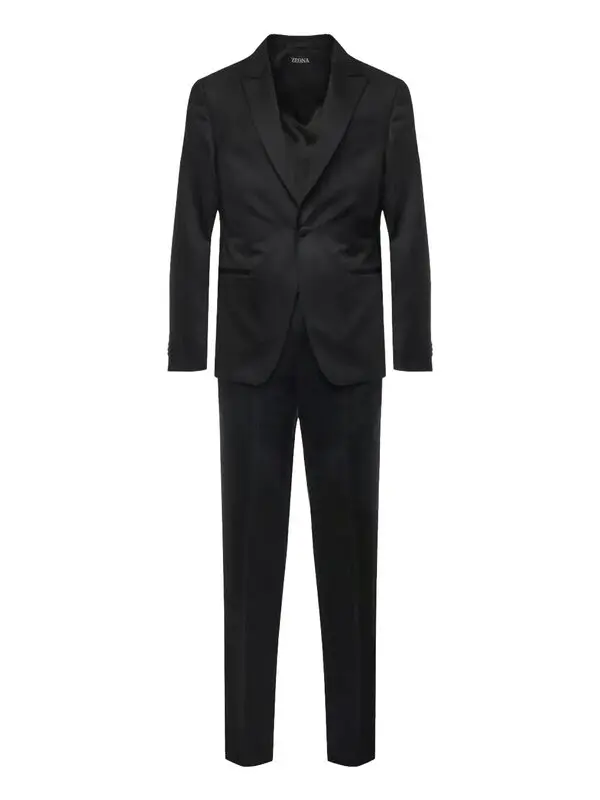 Zegna Single-breasted Suit - Black