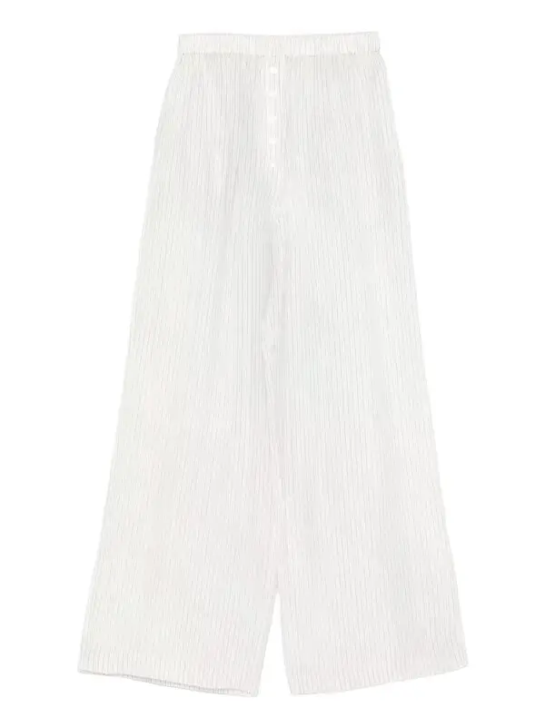 THE FRANKIE SHOP Brenna Stripe Trousers - White