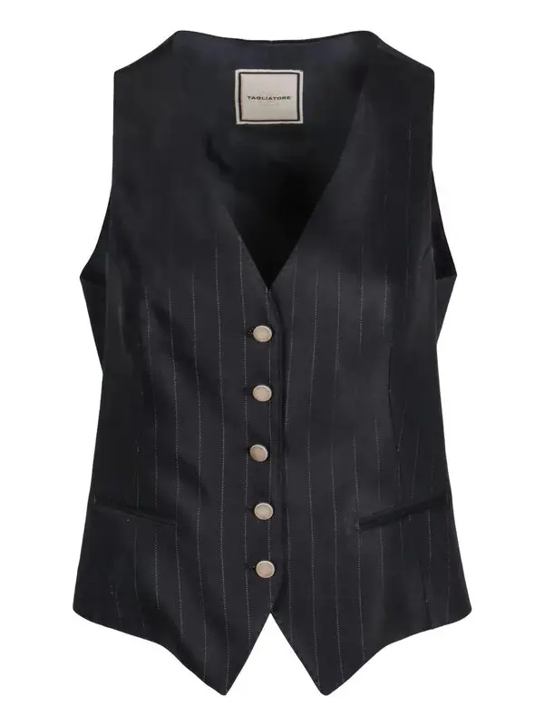Tagliatore Gaelle Vest - Black