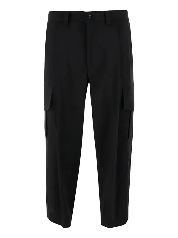 Giorgio Armani Multi-pocket Cargo Pants - Black