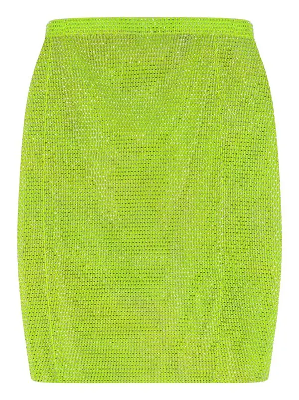 SANTA BRANDS Crystal-embellished Mini Skirt - Green