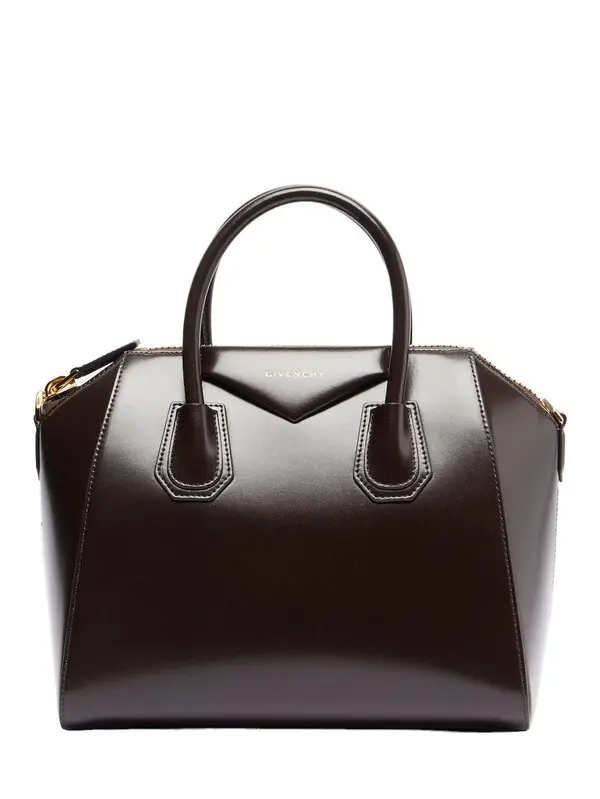 Givenchy Antigona Small Leather Tote Bag - Brown