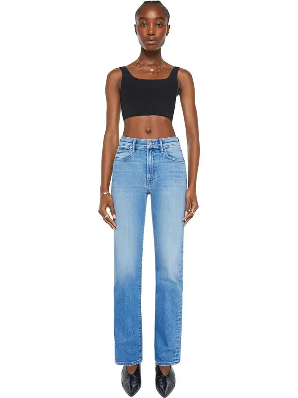 MOTHER The Kick It Fan Favorite Jeans - Blue