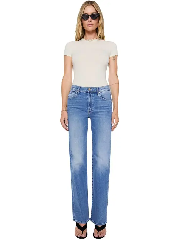 MOTHER The Kick It Fan Favorite Jeans - Blue