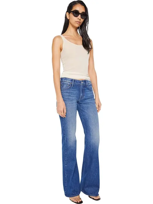 MOTHER Snacks! The Takeout Scrumptious Bootcut Jeans - Blue