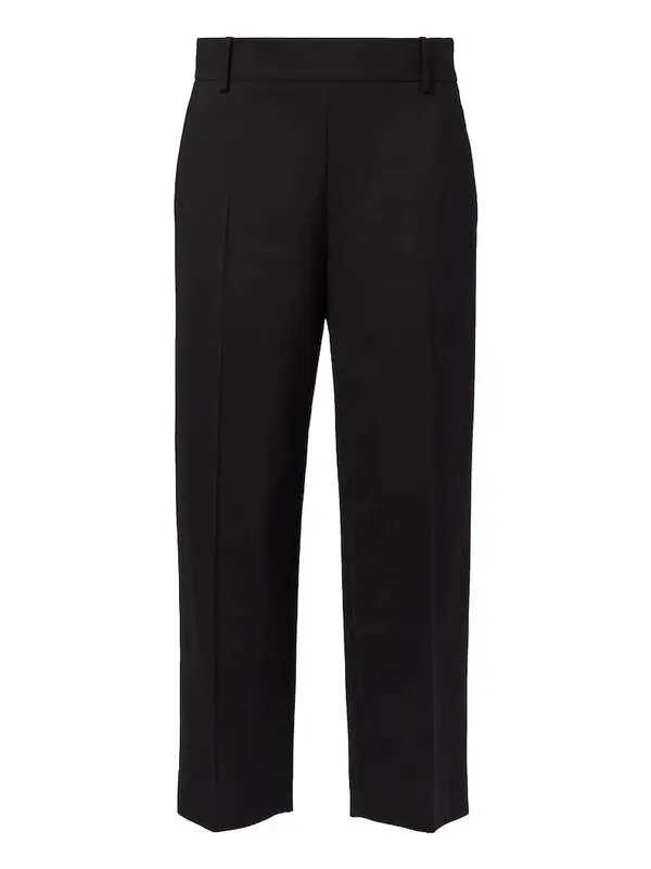 Khaite Cam Straight Pants - Black