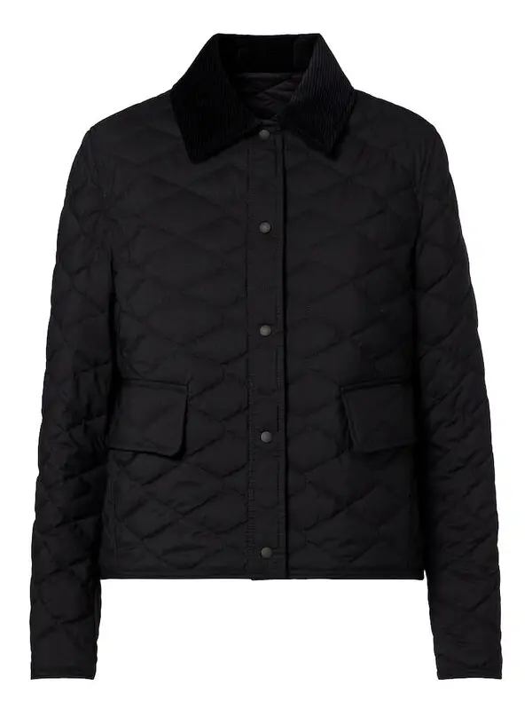 Moncler Citno Quilted Down Jacket - Black