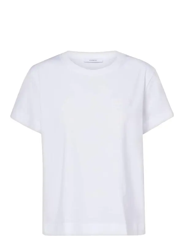 Givenchy Logo Cotton Jersey T-shirt - White