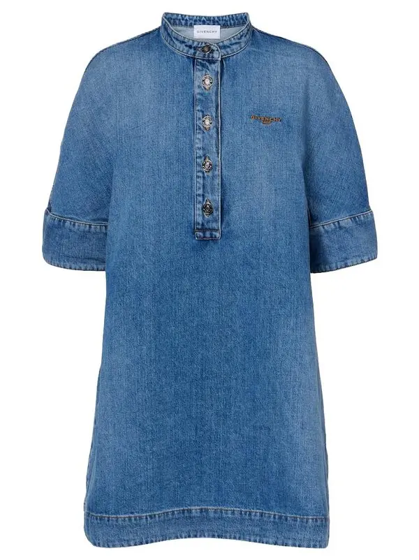 Givenchy Denim Minidress - Blue