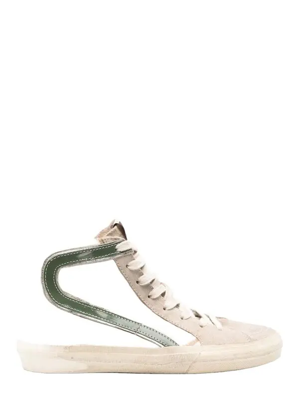Golden Goose Slide Classic Leather Sneakers - Zebrato