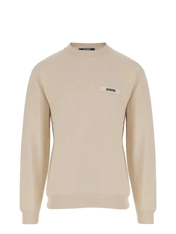 Jacquemus Le Sweatshirt Gros Grain - Beige