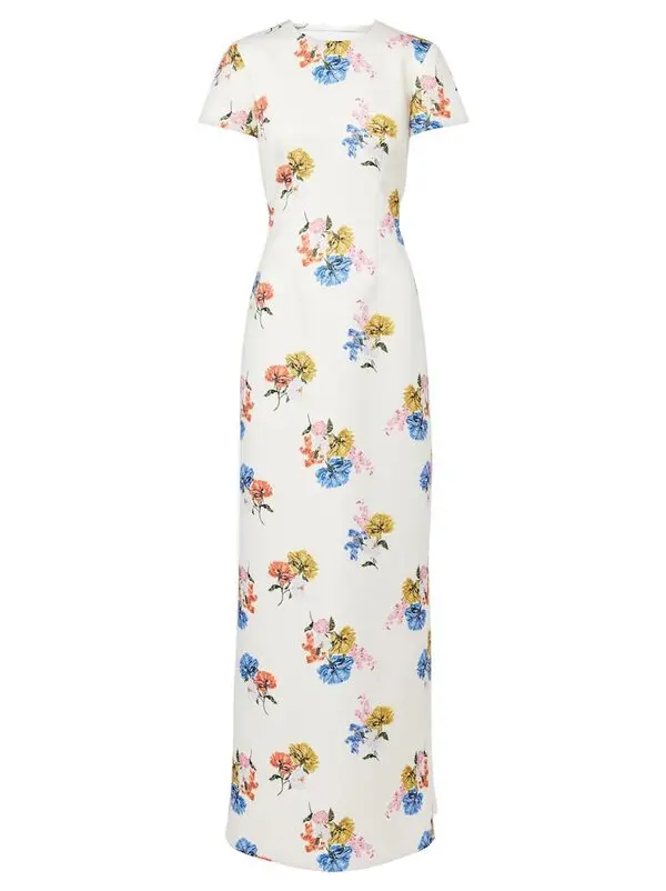EMILIA WICKSTEAD Fosette Floral Maxi Dress - Multicoloured