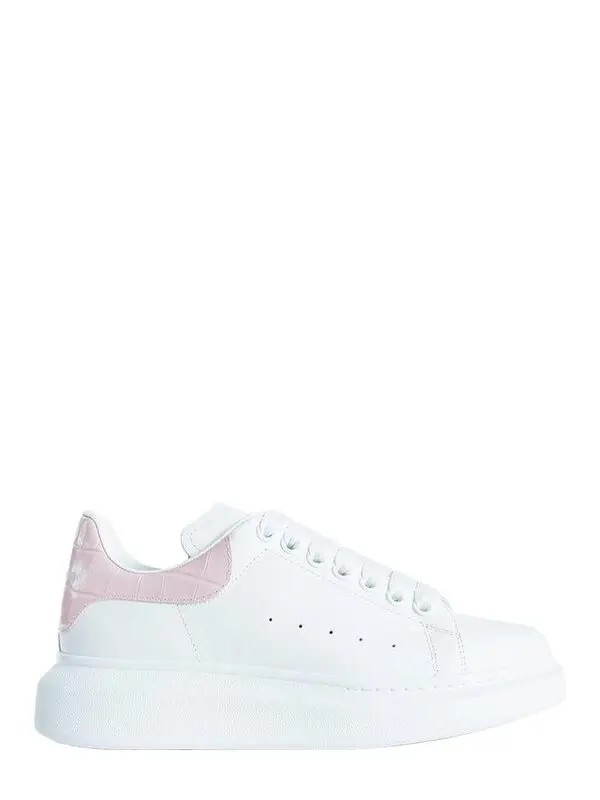 Alexander McQueen Leather Sneakers - White