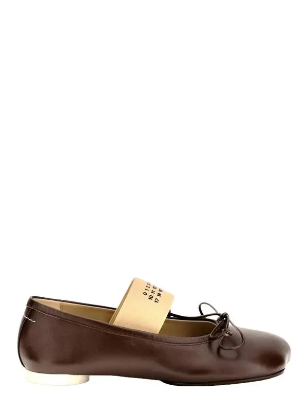 MAISON MARGIELA Anatomic Leather Ballet Flats - Brown