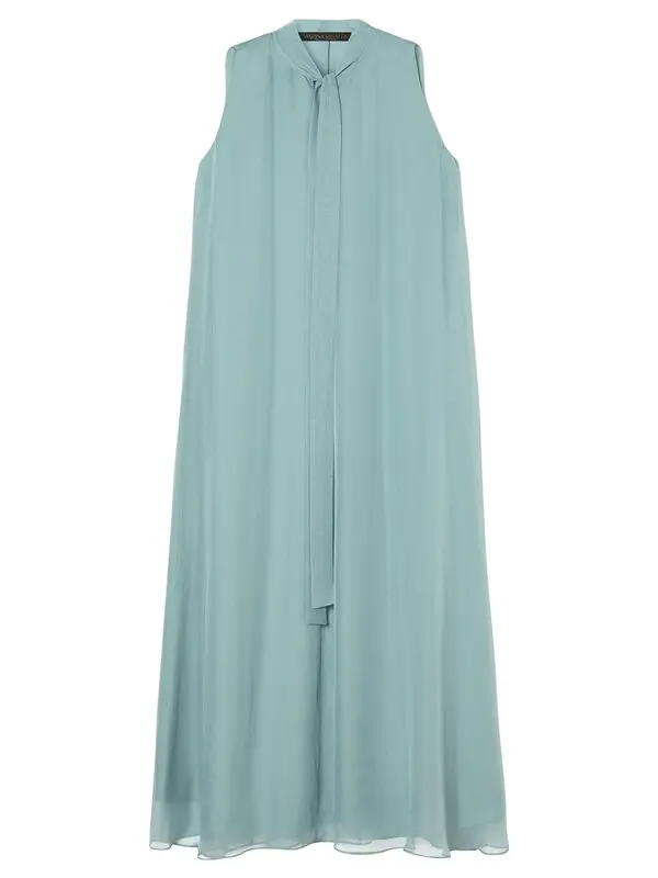 Marina Rinaldi Satin Embellished Midi Dress - Green