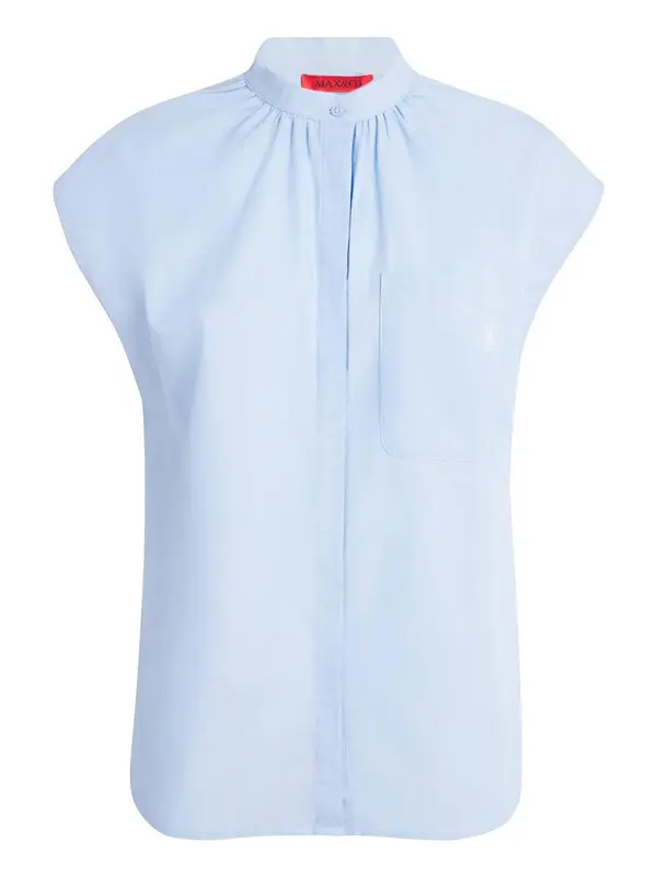 Max & Co. Sleeveless Shirt - Blue