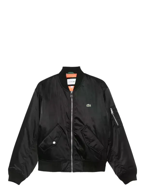 Lacoste Padded Bomber Jacket - Black