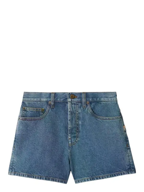 Burberry Denim Shorts - Blue