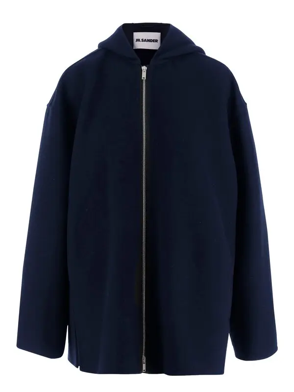 JIL SANDER Wool Jacket - Blue