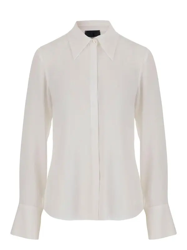 F.IT Silk Blend Shirt - White