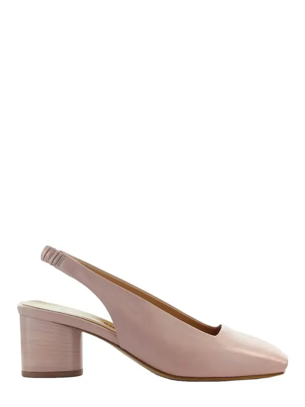 HALMANERA Irma Powder Slingback Open Toe Pump - Pink