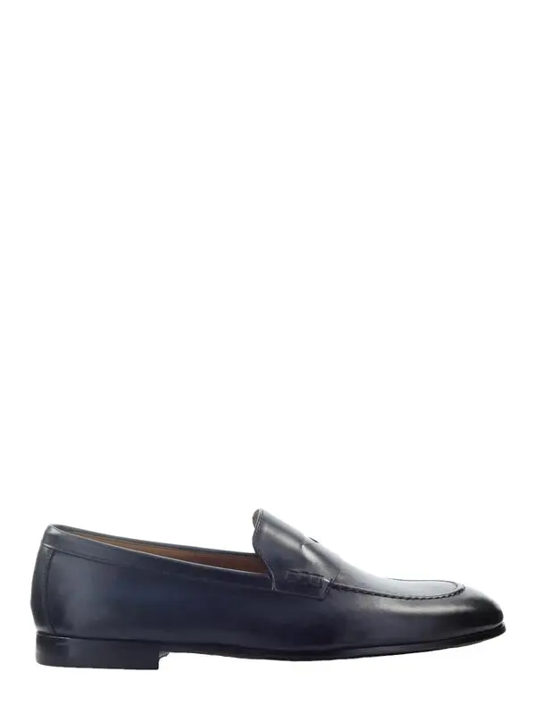 DOUCAL'S Leather Loafer - Blue