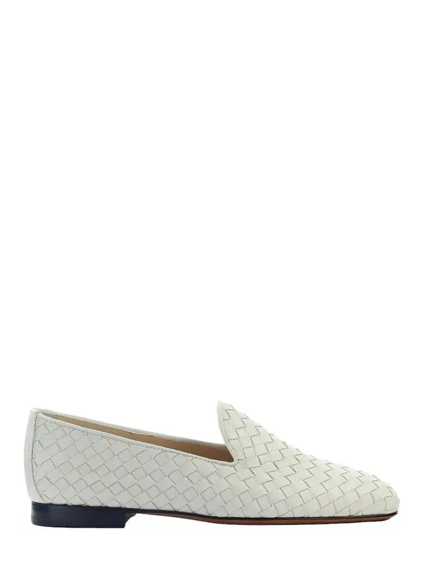 DOUCAL'S Woven Loafer - White