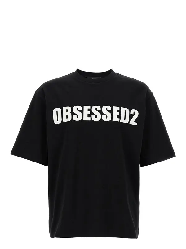 Dsquared2 Printed T Shirt - White/black