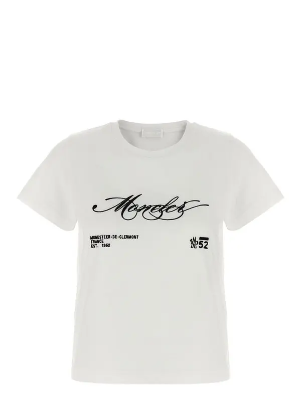 Moncler Embroidery T-shirt - White