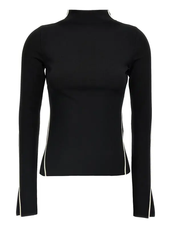 Sportmax Adda Knit Sweater - White/black