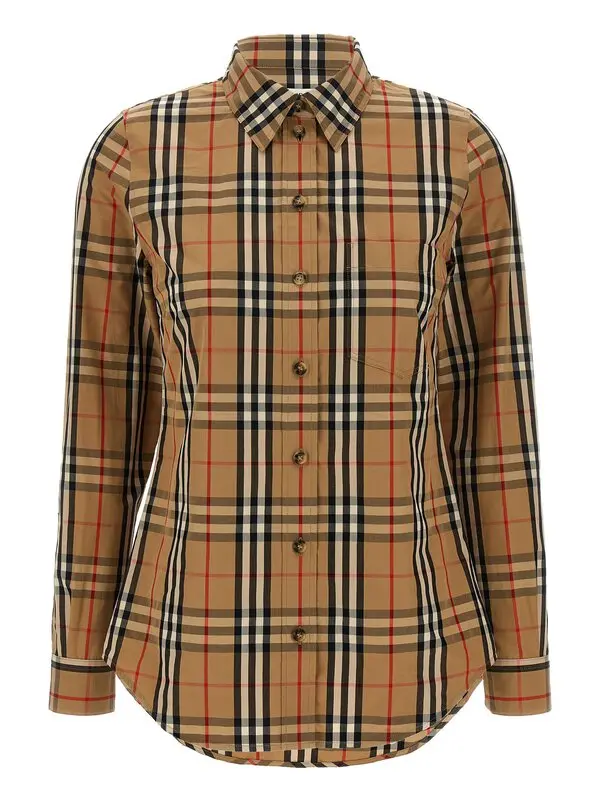 Burberry Lapwing Check Shirt - Beige
