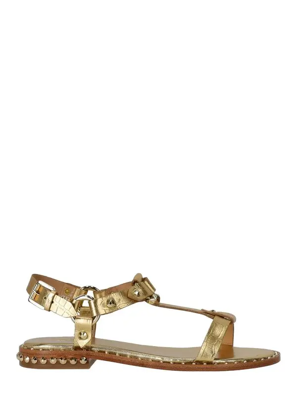 Ash Patsy Flat Sandal - Gold