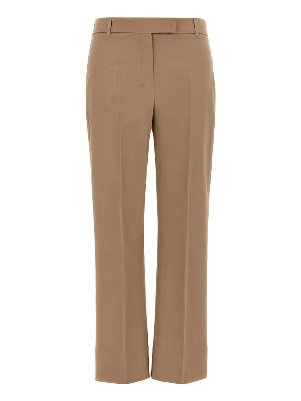 Max Mara Felice Cropped Flared Pants - Beige