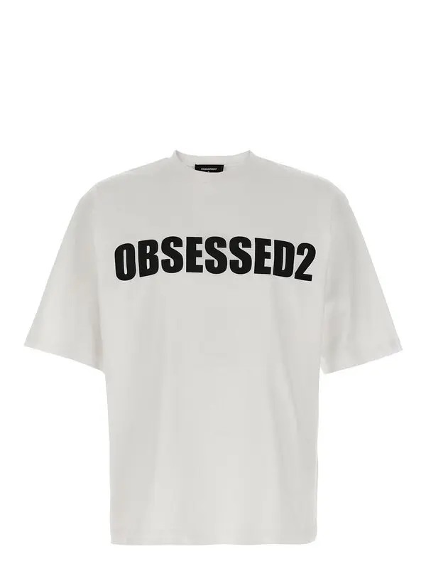 Dsquared2 Printed T Shirt - White/black