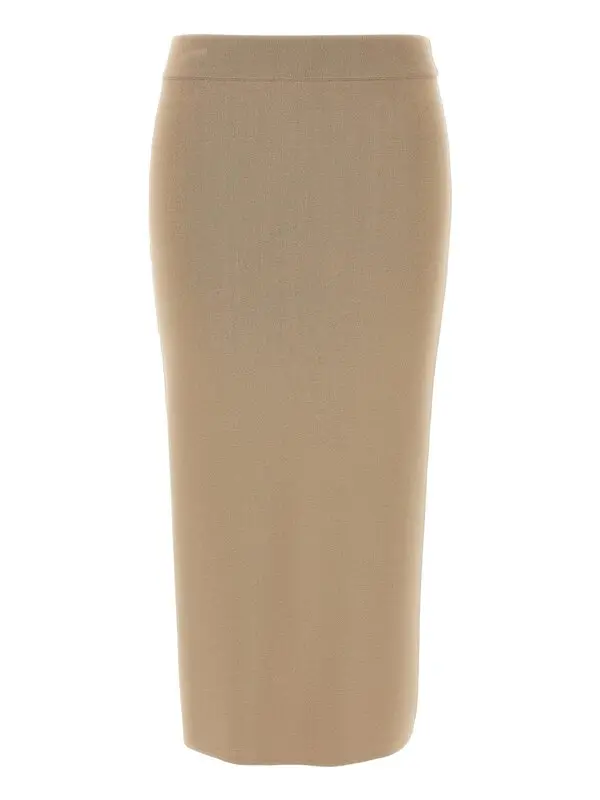Max Mara Losanna Midi Skirt - Beige