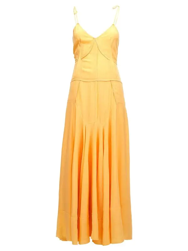 Sportmax Cancan' Viscose Dress - Orange
