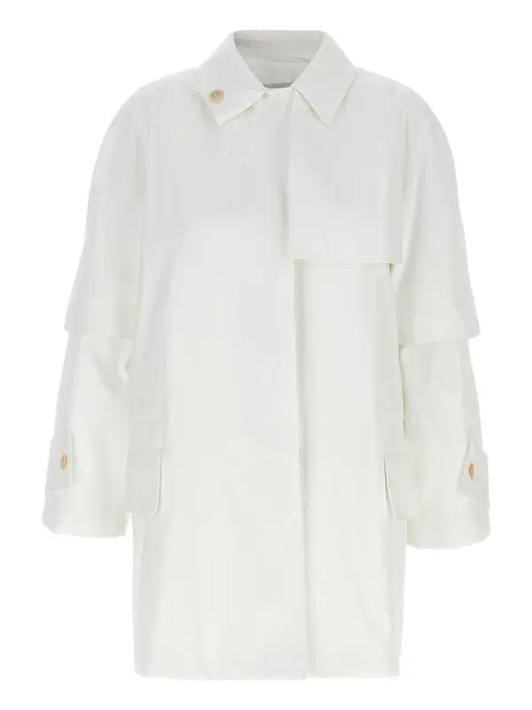 Max Mara Baba Trench Coat - White