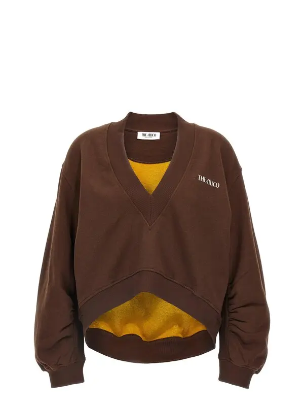 Attico 3d Logo Sweatshirt - Brown