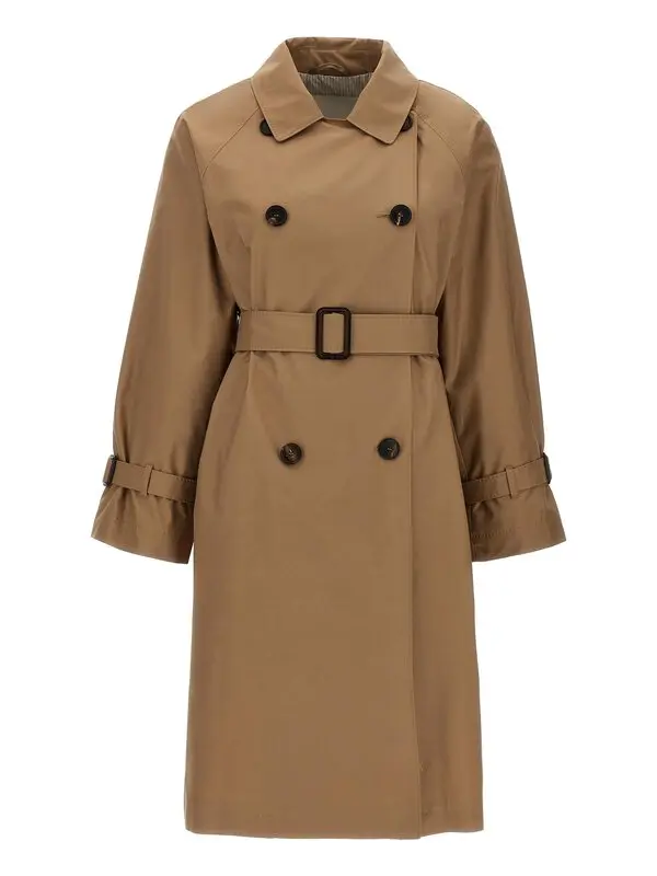 Max Mara Ctrench Trench Coat - Brown