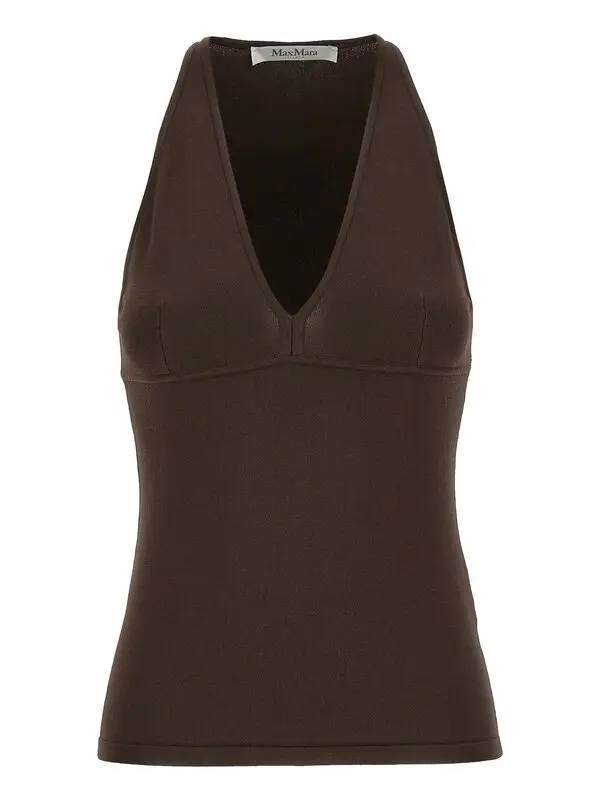 Max Mara Armida1234 Top - Brown