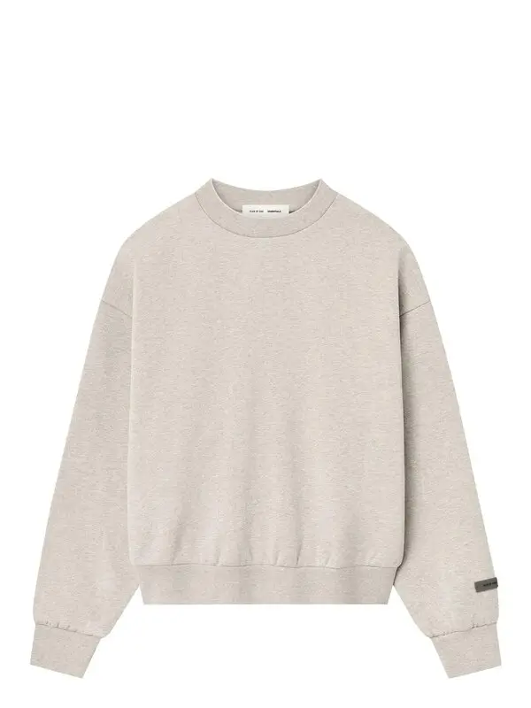 Fear Of God Classic Fit Fleece Crewneck - Tan