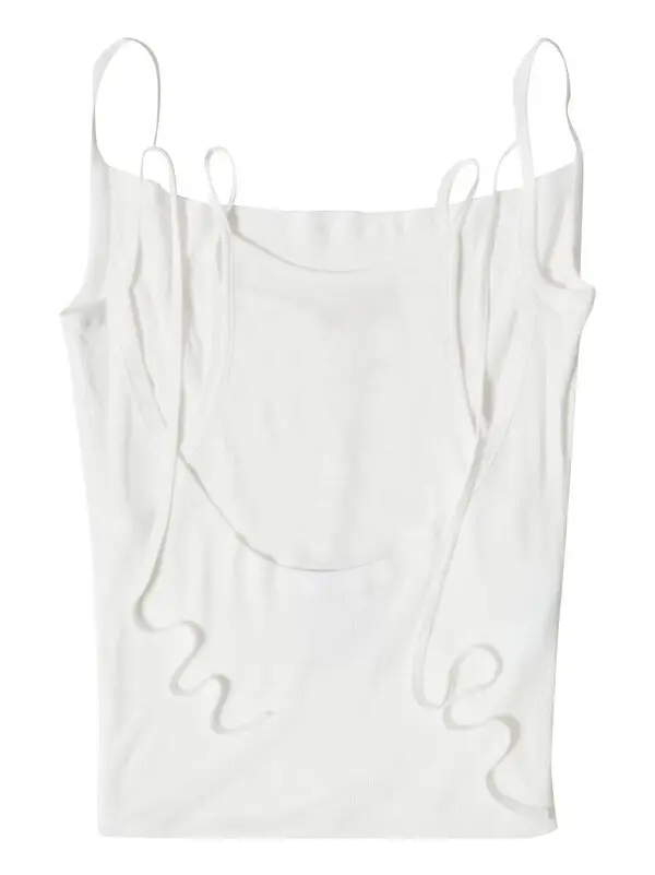 Eckhaus Latta Flip Tank - Cream